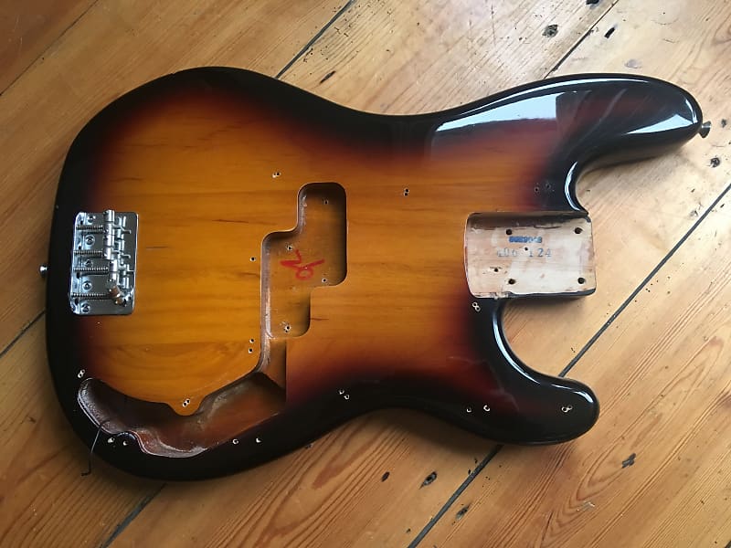 Squier Affinity Precision P Bass Guitar Body Solid Wood | Reverb