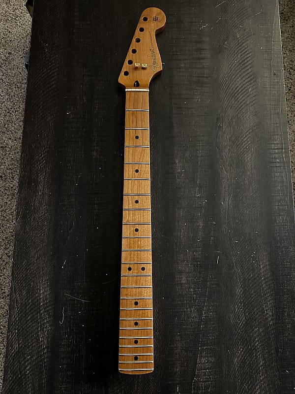 Fender Stratocaster neck Roasted maple | Reverb