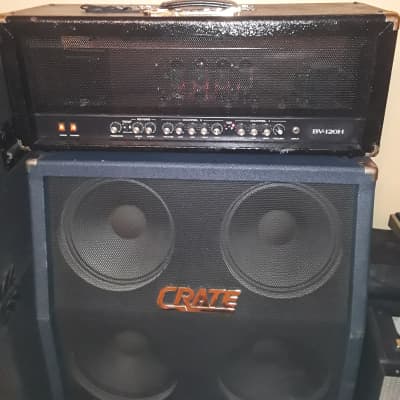Crate Blue Voodoo BV120H Head and BV412S 2000's speaker | Reverb