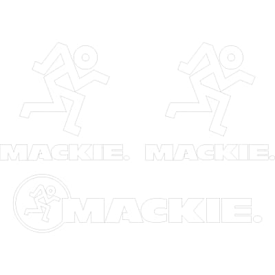 Logo MACKIE - Pack of Adhesive Vinyl Stickers Decal | Reverb France