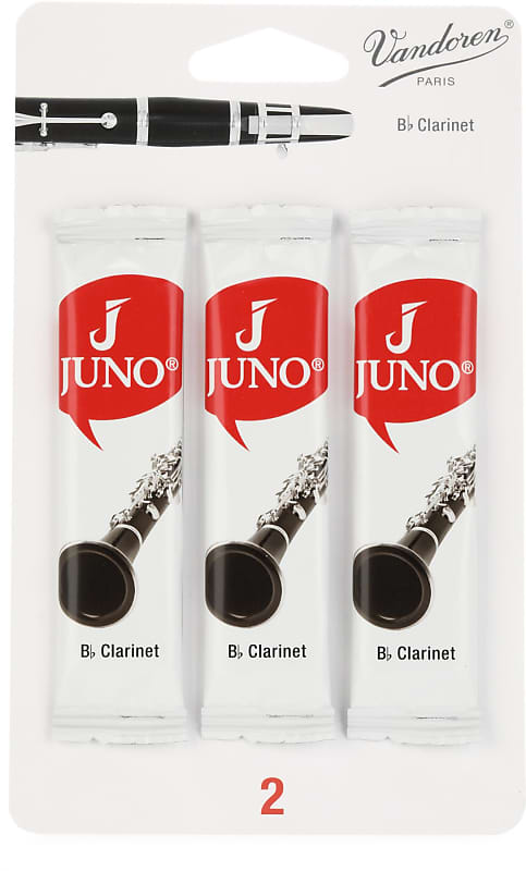 Juno JCR012/3 Bb Clarinet Reeds - 2.0 (3-pack) (3-pack) | Reverb