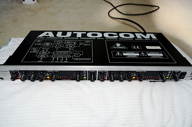 Behringer Autocom MDX-1200 2-Channel Expander Gate | Reverb