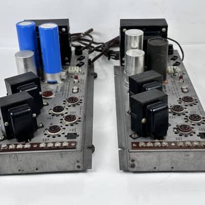 The Fisher 480A - 6BQ5 / 7189 Push Pull Amplifier (Pair) | Reverb
