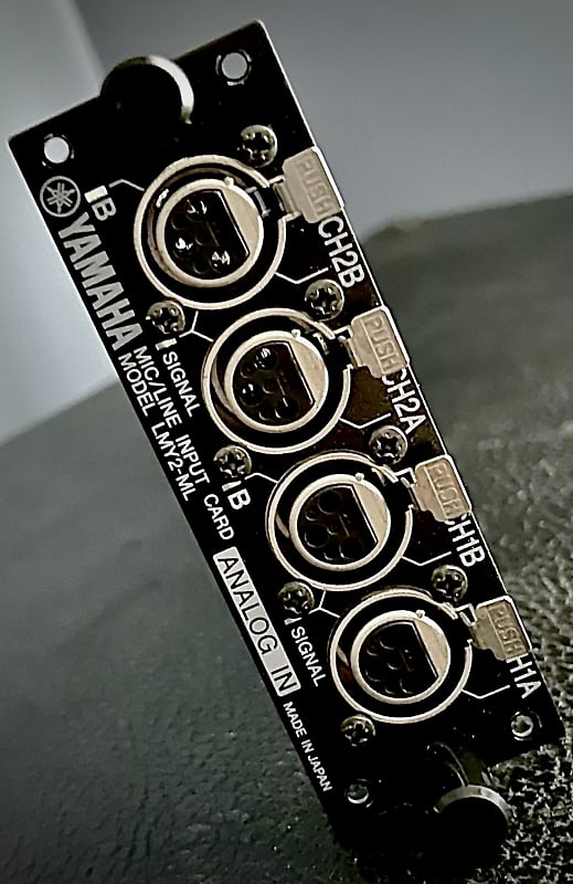 YAMAHA LMY2-ML-Mic/Line Female XLR Interface Card | Reverb