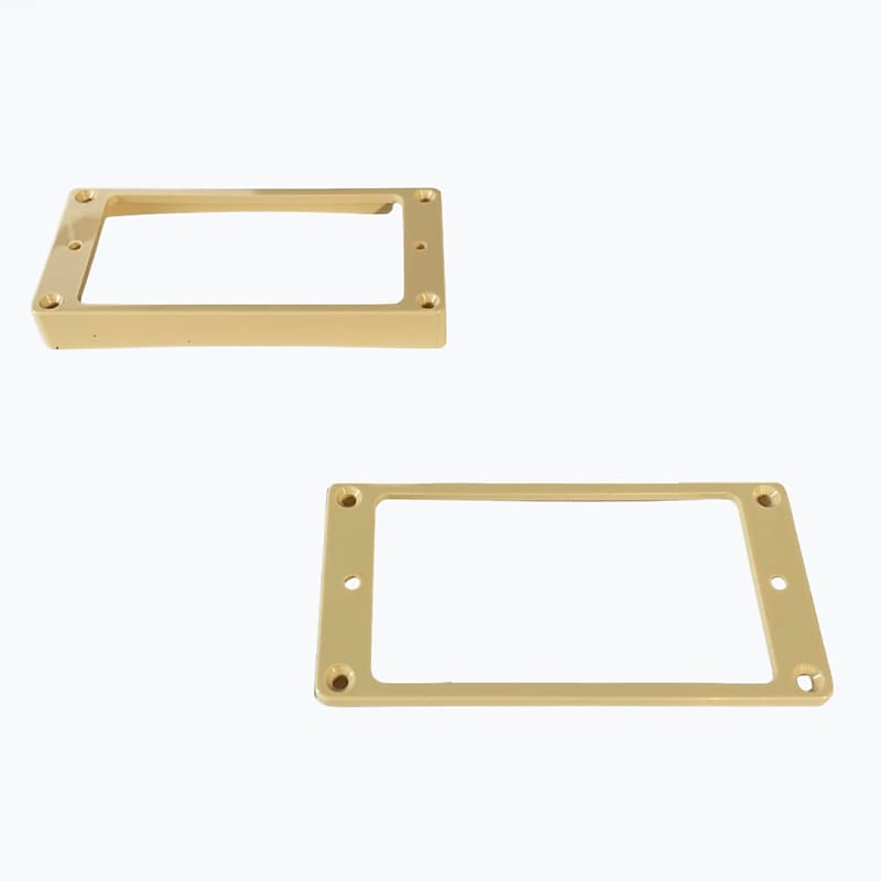 Allparts Flat Slanted Humbucking Cream Pickup Rings | Reverb