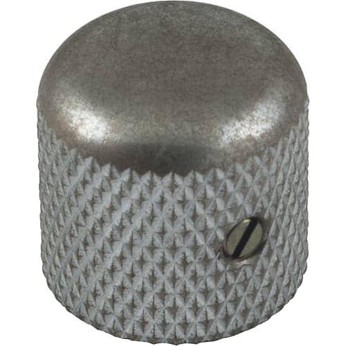 Knob - Gotoh, VK1-19 Relic, Dome, aged chrome | Reverb