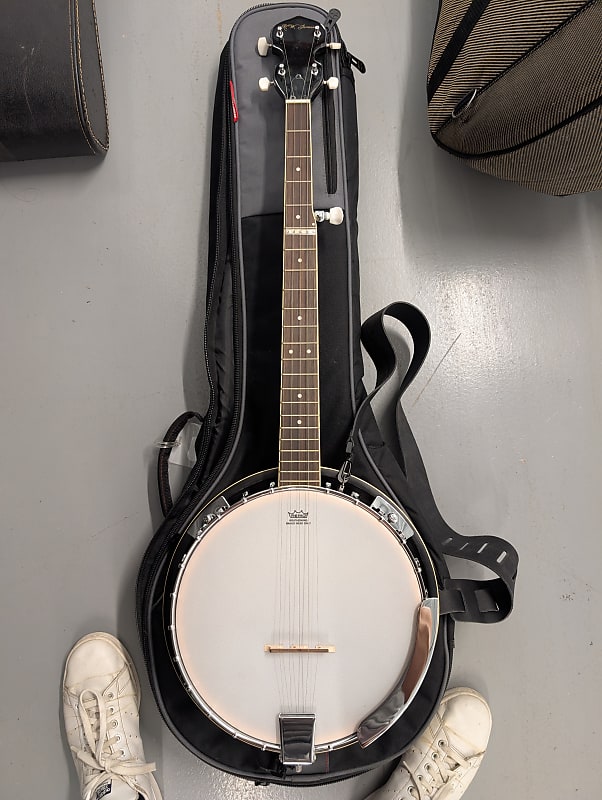 R.W. Jameson Left-Handed 5-String Banjo w/ Gig Bag | Reverb