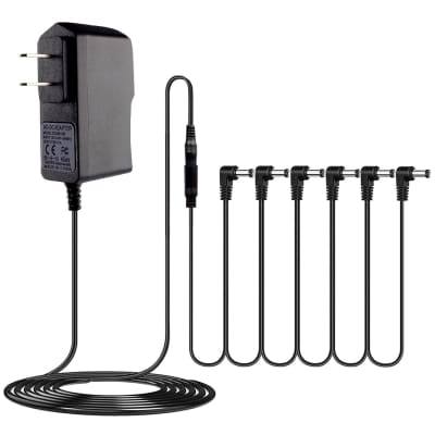 Guitar Pedal 8 Ways Power Supply Adapter with 8 Ways Daisy | Reverb