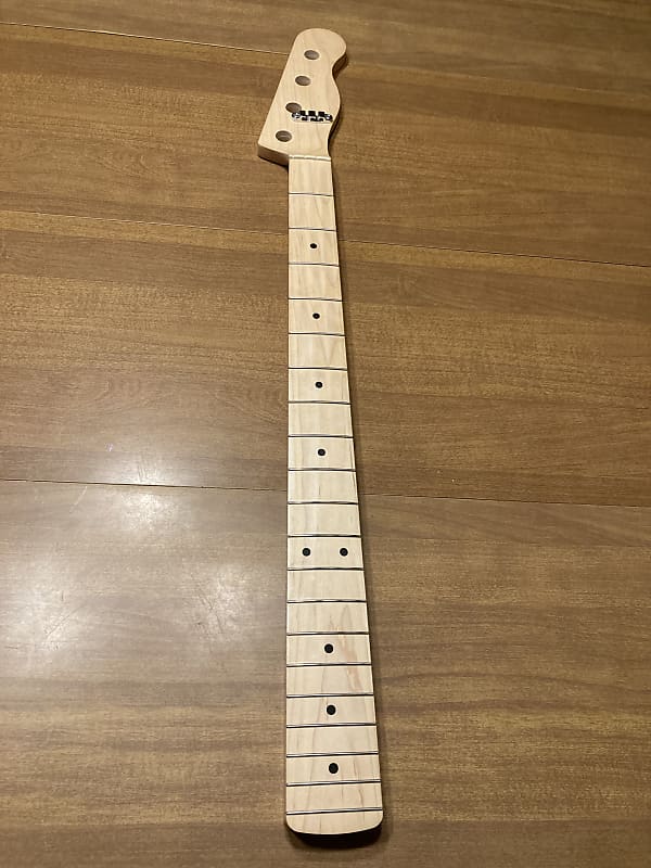 Warmoth Tele Bass Neck 2019 - Clear Satin Nitro | Reverb