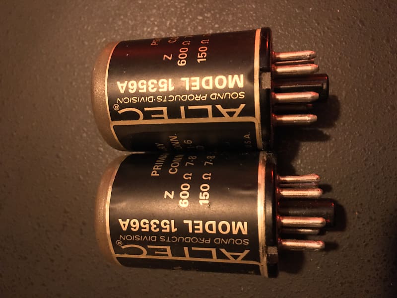 Pair of Altec 15356a octal input transformers for mixer, | Reverb