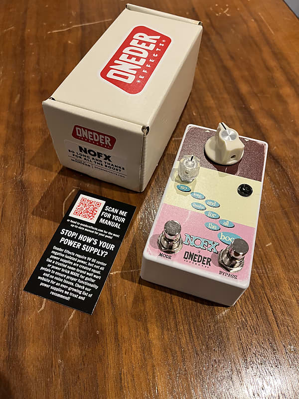 Oneder Effects NOFX Boost limited edition „So long and thank | Reverb