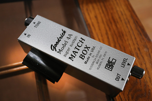 Goodrich Model 4A Super Sustain Match Box for Steel Guitar | Reverb