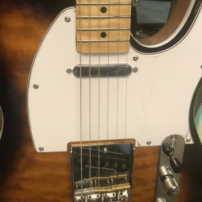 Partscaster Telecaster Gold double bound | Reverb