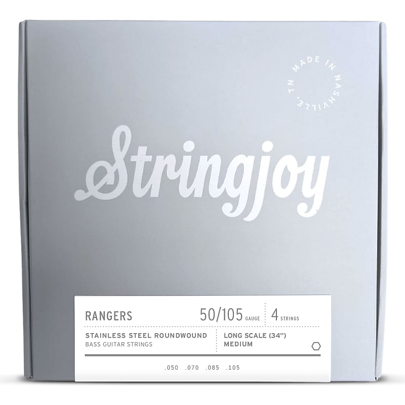 Stringjoy 50-105 Rangers Medium Gauge 4 String Long Scale | Reverb