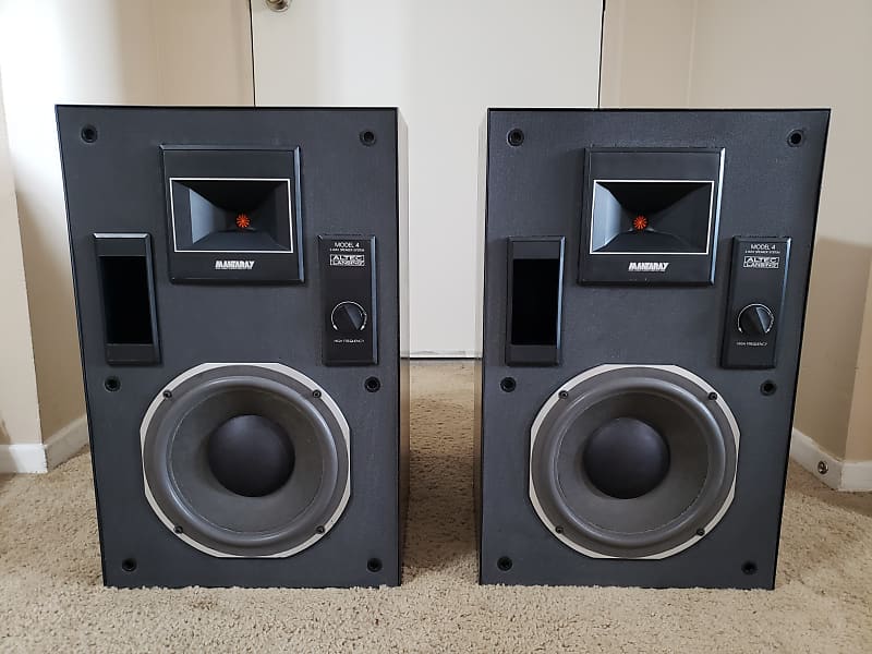 Altec Lansing Model 4 Vintage Bookshelf Speakers - Restored | Reverb