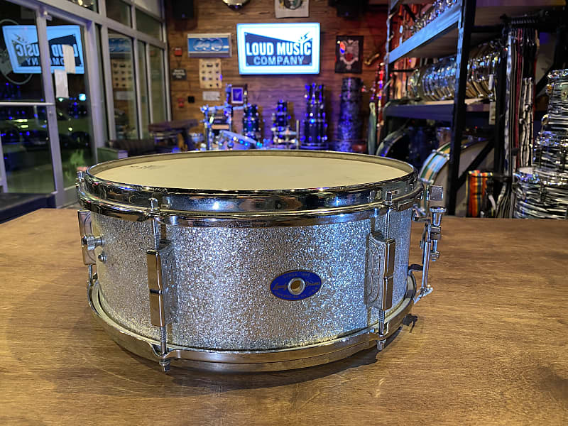 Leedy Ray Mosca 1960 Silver Sparkle -#784 | Reverb