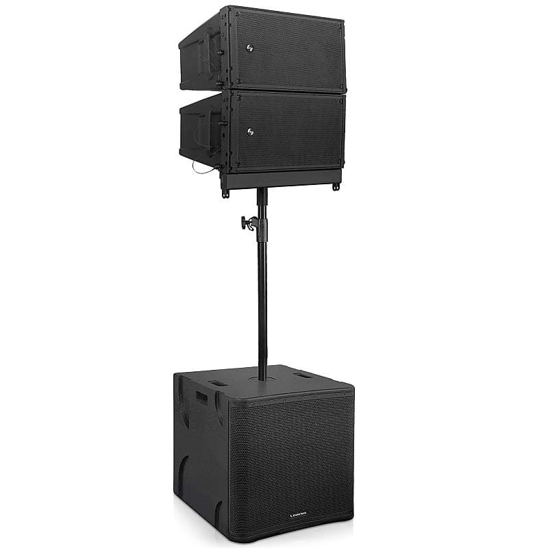 ZS-A28X2-18S | Line Array Speaker Set w/ 2x8" Powered | Reverb