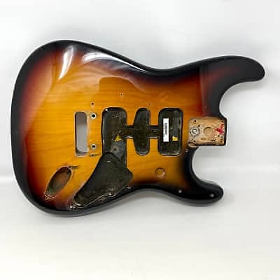 1999 Fender American Standard Stratocaster Tri-Burst Body | Reverb