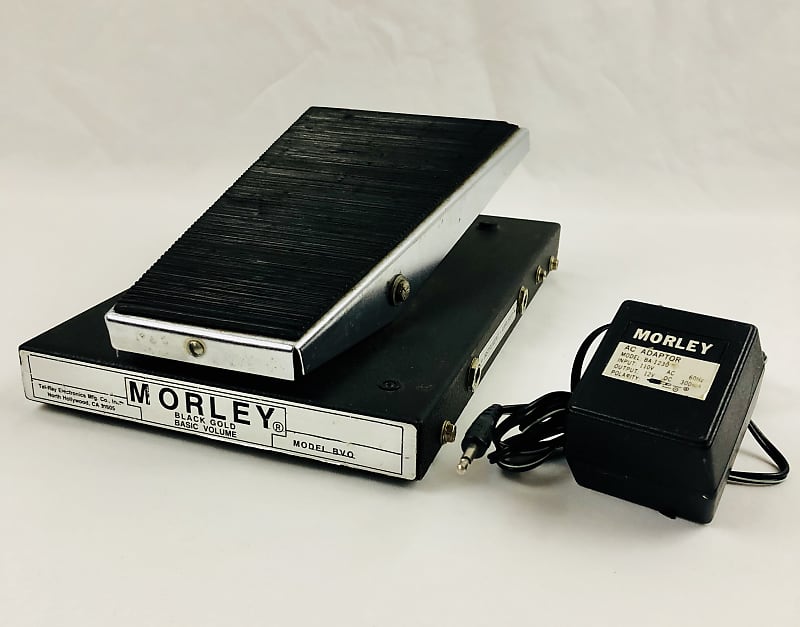 *Vintage* Morley Tel-Ray Black Gold Volume Pedal, 1970’s | Reverb