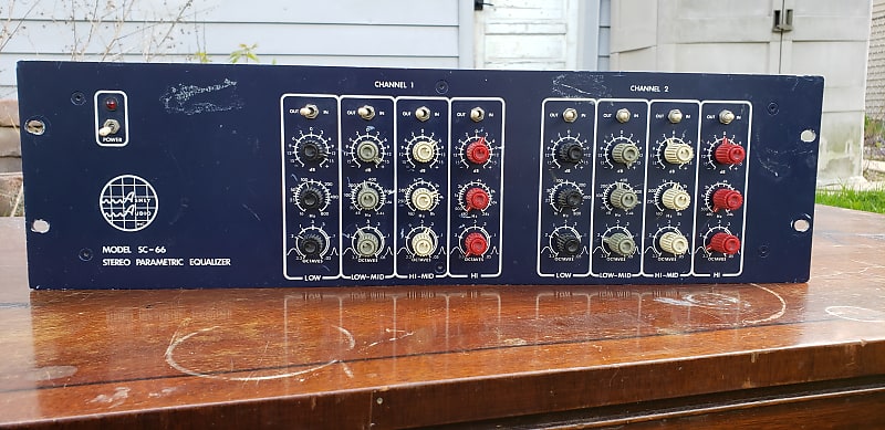 Ashly SC-66 (Blue Face Toggle Switch Version) Late-1970s | Reverb
