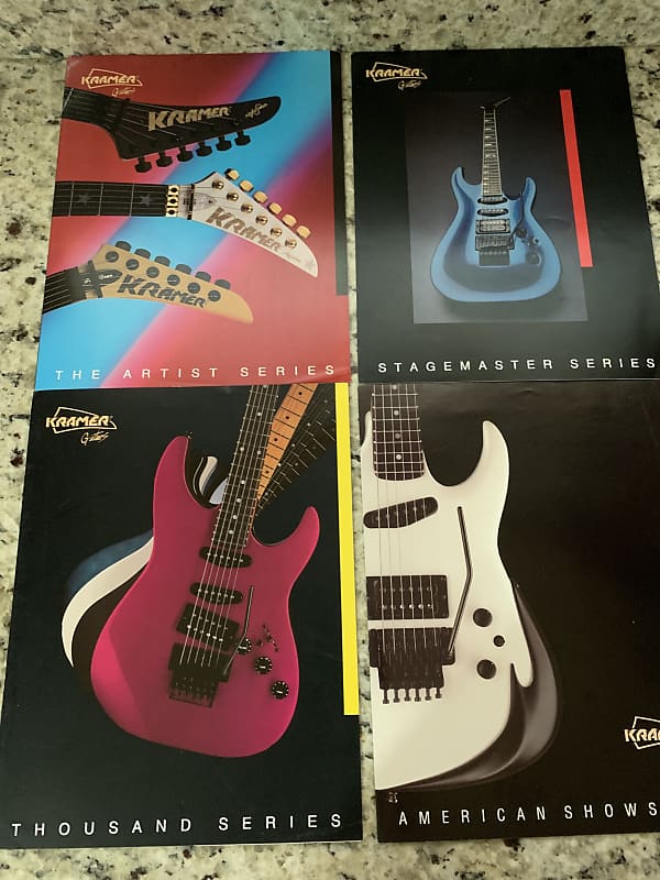 Kramer Guitar Bass Brochures 1987 | Reverb