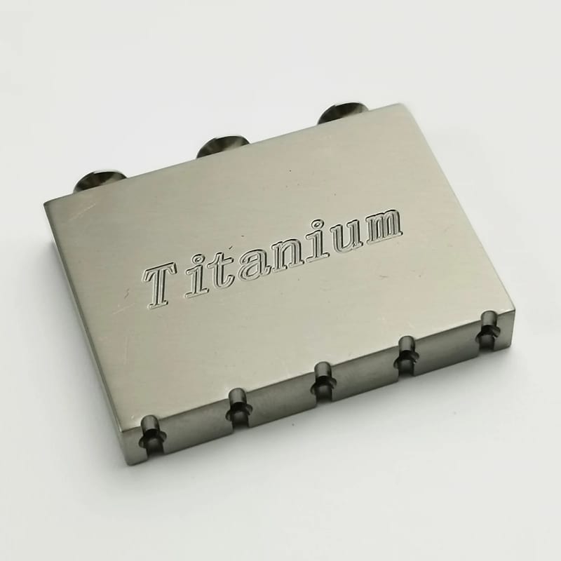 34MM Guitar Bridge Tremolo Titanium Block | Reverb