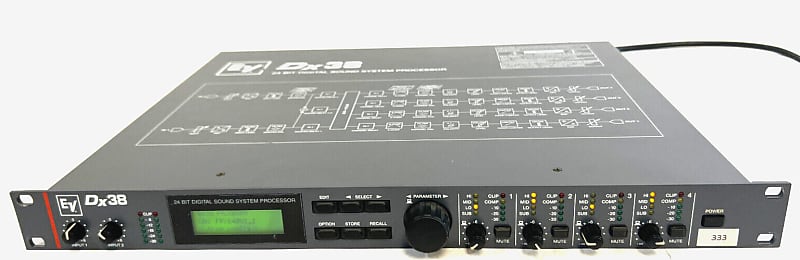 Electro Voice EV Dx38 Digital Sound System Processor - CLEAN, | Reverb