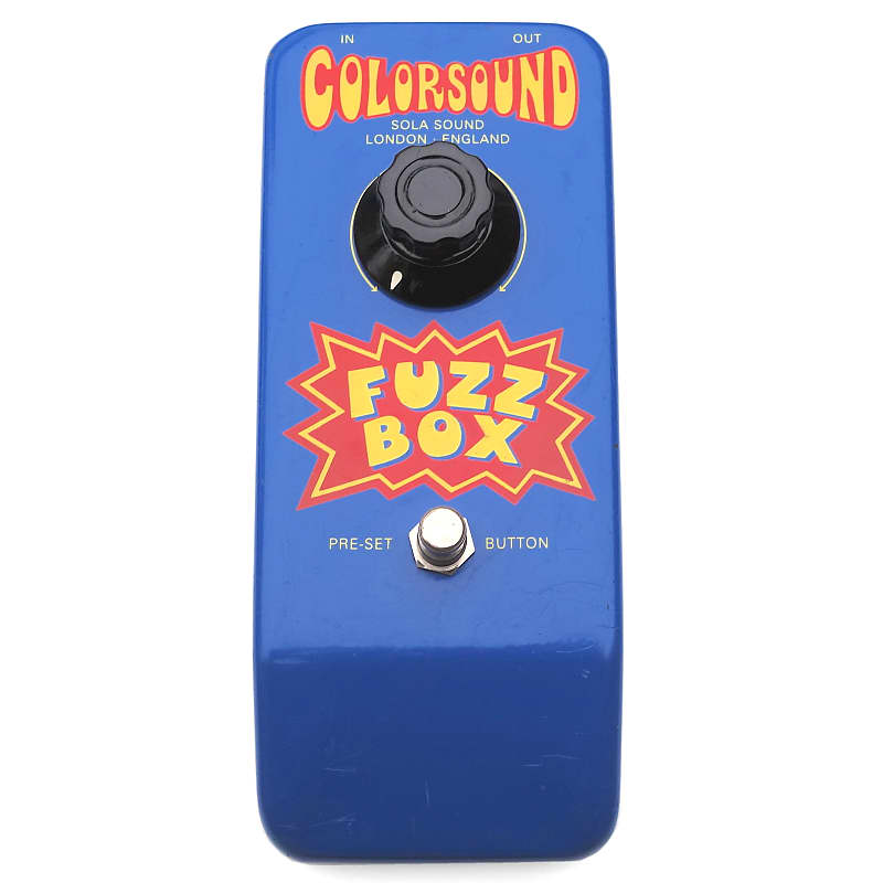 Vintage 1996 Colorsound One Knob Fuzz Box - V1 Dick Denney | Reverb