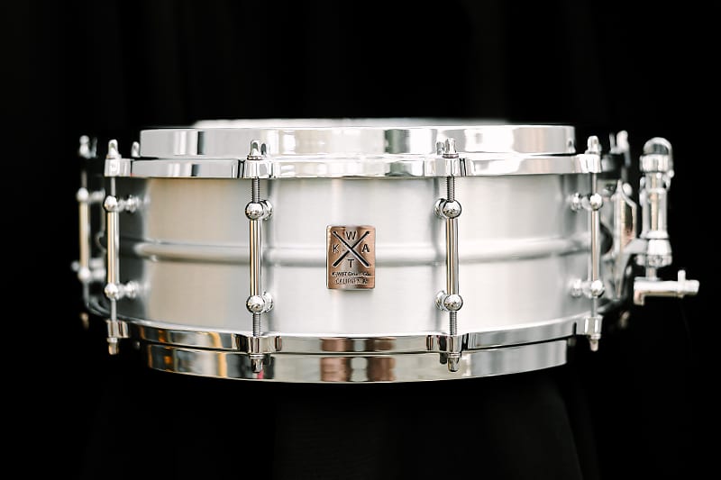 K-WAT Drum Co The Tin Man Snare Drum 2023 - Spun Aluminum | Reverb