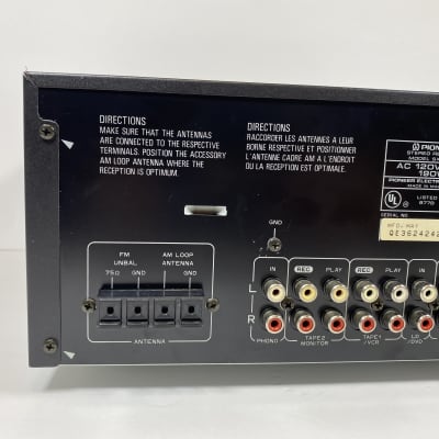 Pioneer SX-255R 190 watt 95,96 Black | Reverb