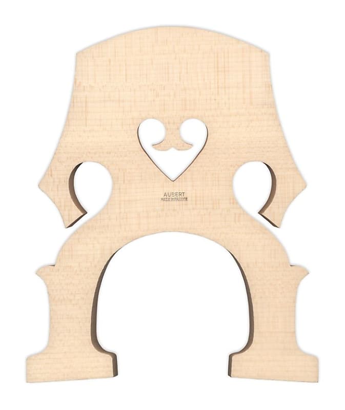 Aubert No 20 French 3/4 Double‑Bass Bridge Medium‑Heart | Reverb
