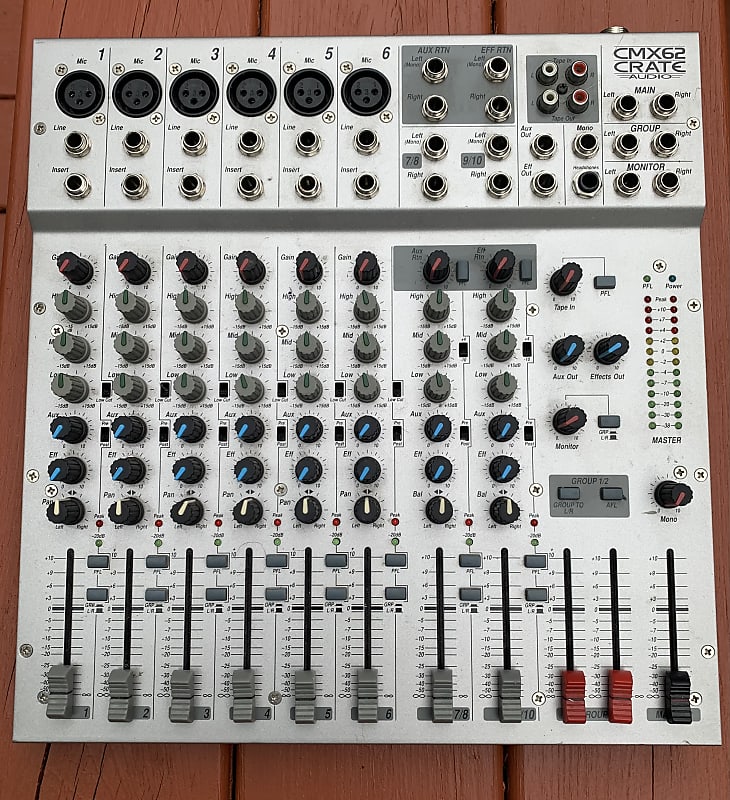 Crate CMX 62 8 Channel Mixer | Reverb