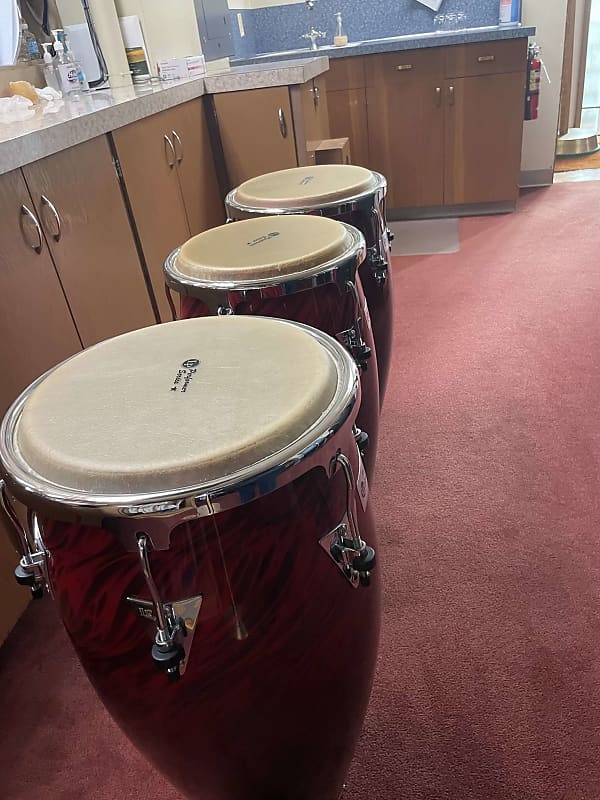 Latin Percussion LP Performer Series 3-Piece Conga Set with | Reverb