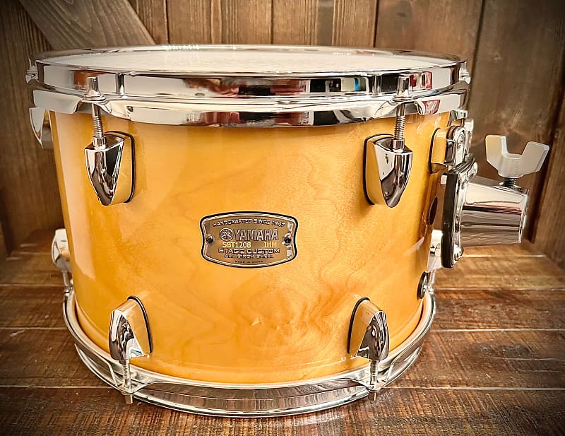 Yamaha Stage Custom 12x8” all Birch Rack tom in Natural Gloss | Reverb