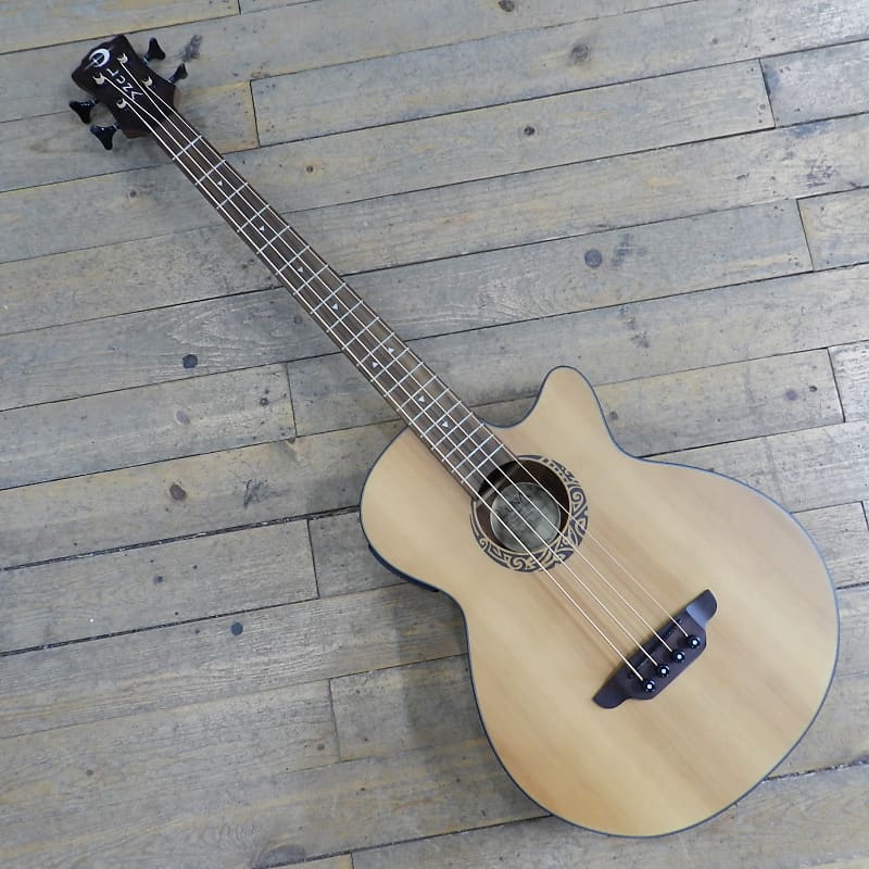 Luna LAB30 Tribal Short Scale Acoustic Bass 30" Scale | Reverb