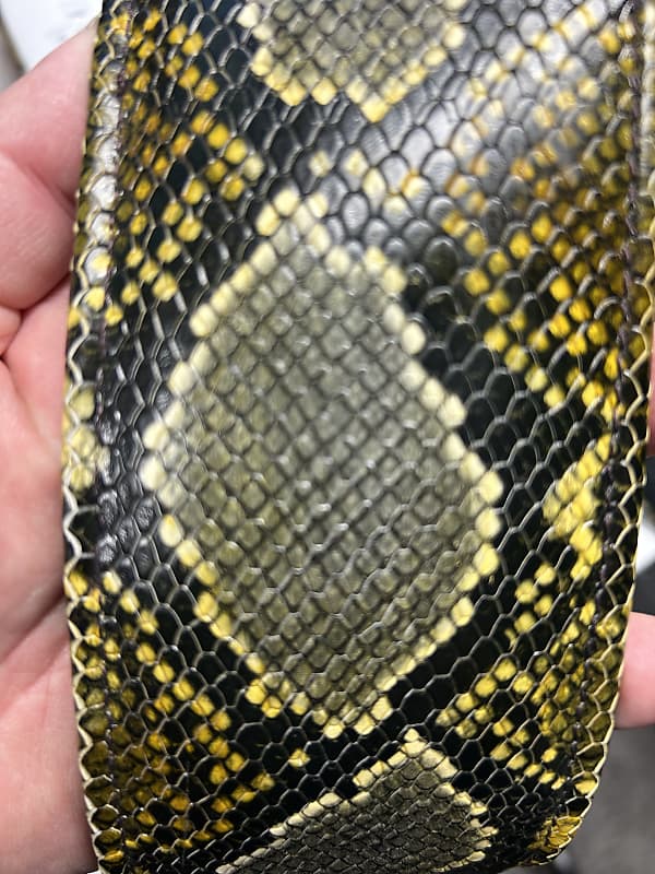 Well-Hung Python - Snakeskin Guitar Strap | Reverb