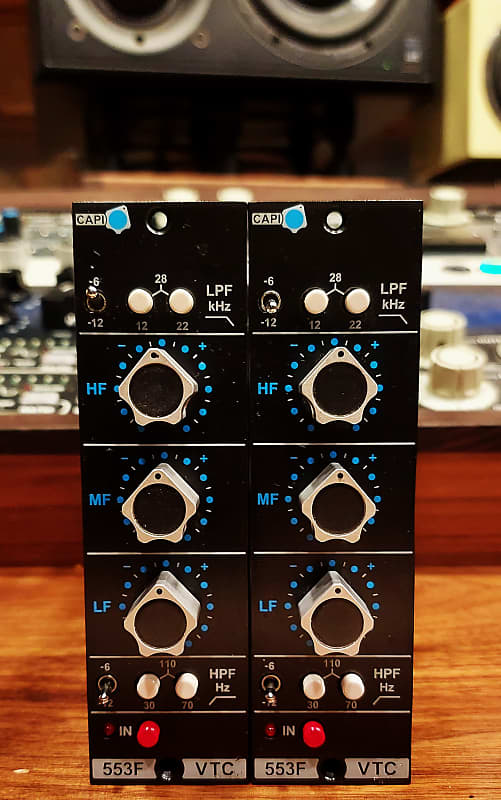Pair of CAPI 553F-Litz 3 band Eq - 2023 | Reverb