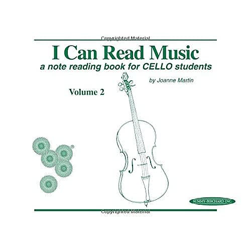 I Can Read Music: Cello: Vol 2 Joanne Martin | Reverb