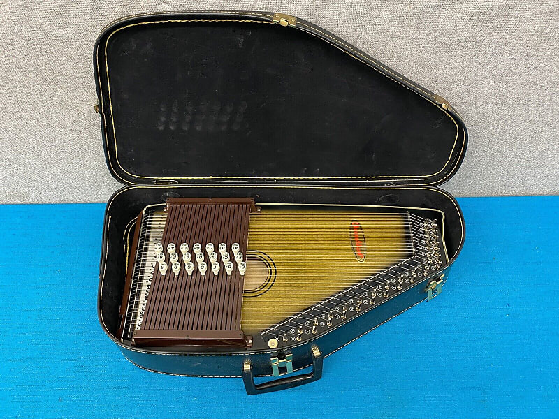 Vintage 15 Chord 36 String ChromAHarp Autoharp w/ Case - | Reverb