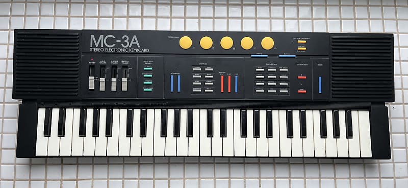 MC-3A Electronic Keyboard 90s digital squarewave C64 sound, | Reverb