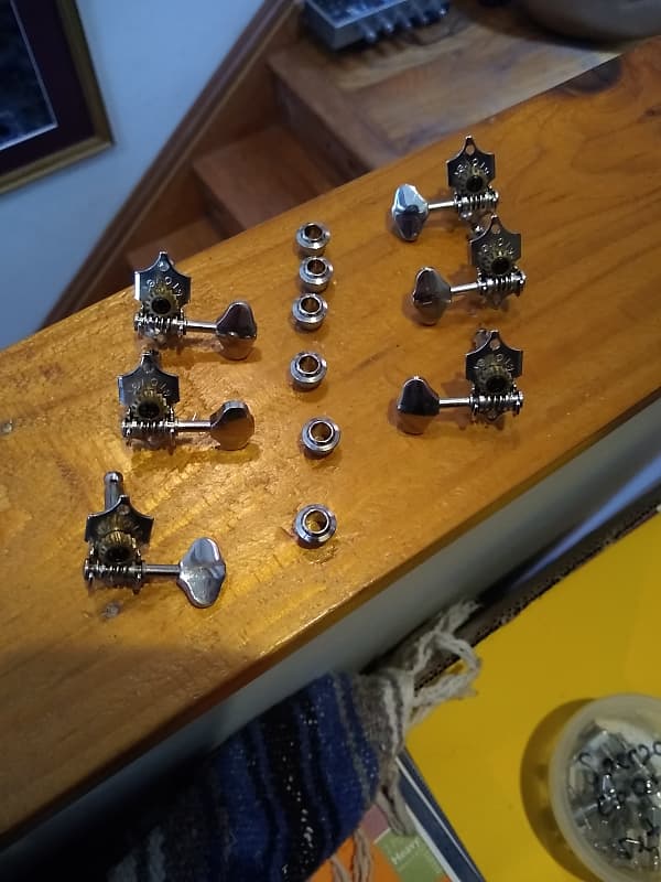 Grover 3+3 Guitar Tuning Machine Set | Reverb