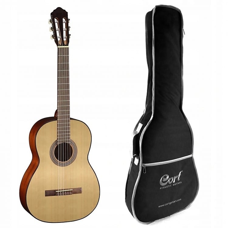 Cort AC100 OP WBAG Classical guitar + cover 4/4 | Reverb