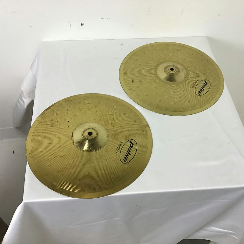 Used Pulse 14IN MED HI HATS Cymbals 14" | Reverb