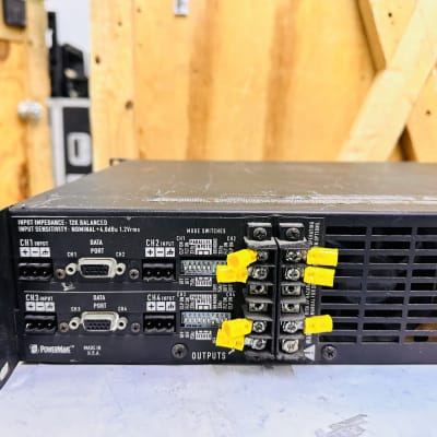 QSC CX404 4 Channel Power Amplifier w/Two Alpha Connector | Reverb