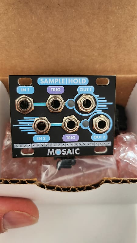 Mosaic Sample & Hold 1U Eurorack Module (Black) | Reverb UK