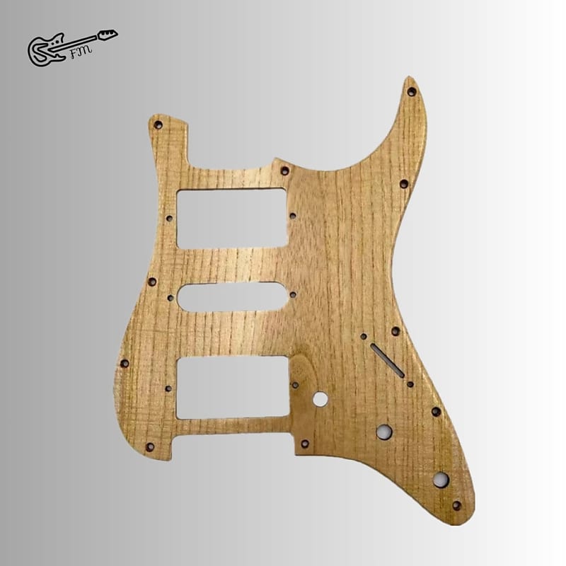 Ailanthus Wood Custom Wooden Strat Style Pickguard HSH | Reverb Canada