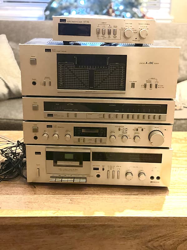 Sansui B-77 power amp, c-77 pre amp, d-95m cassette deck, | Reverb
