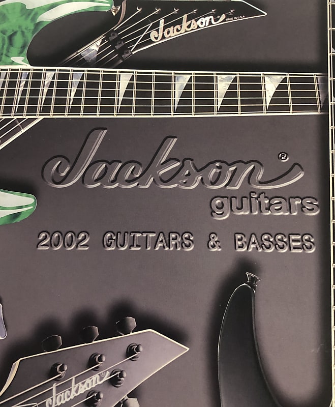 Jackson Guitar Catalog and price list 2002 | Reverb