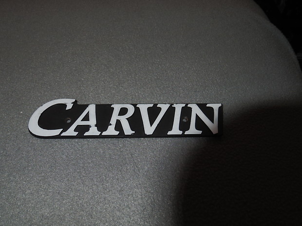 Carvin Logo 1.5 x7.5 80's / 90's parts project | Reverb