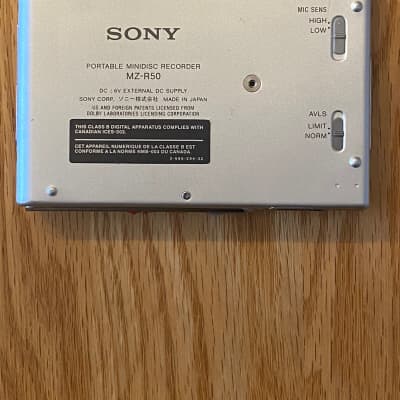 Sony MZ-R50 Digital Recorder Mini Disc MD Walkman | Reverb